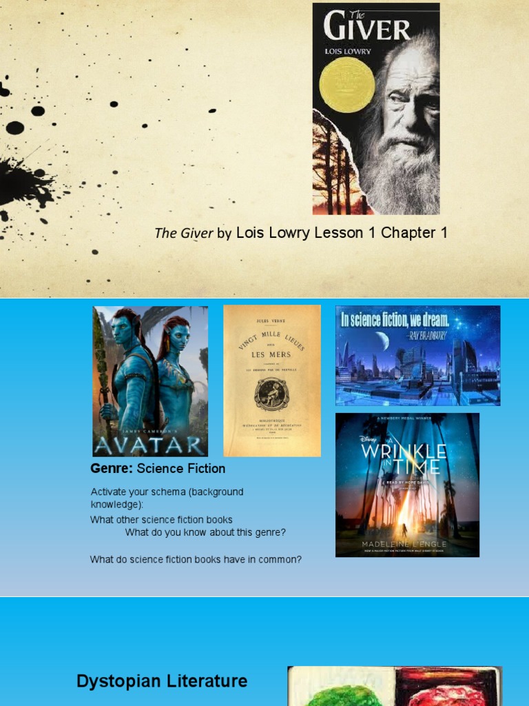 The Giver by Lois Lowry Lesson 1 Chapter 1 | PDF | The Giver | Dystopia
