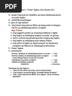 Poster Slogan Rubric | PDF