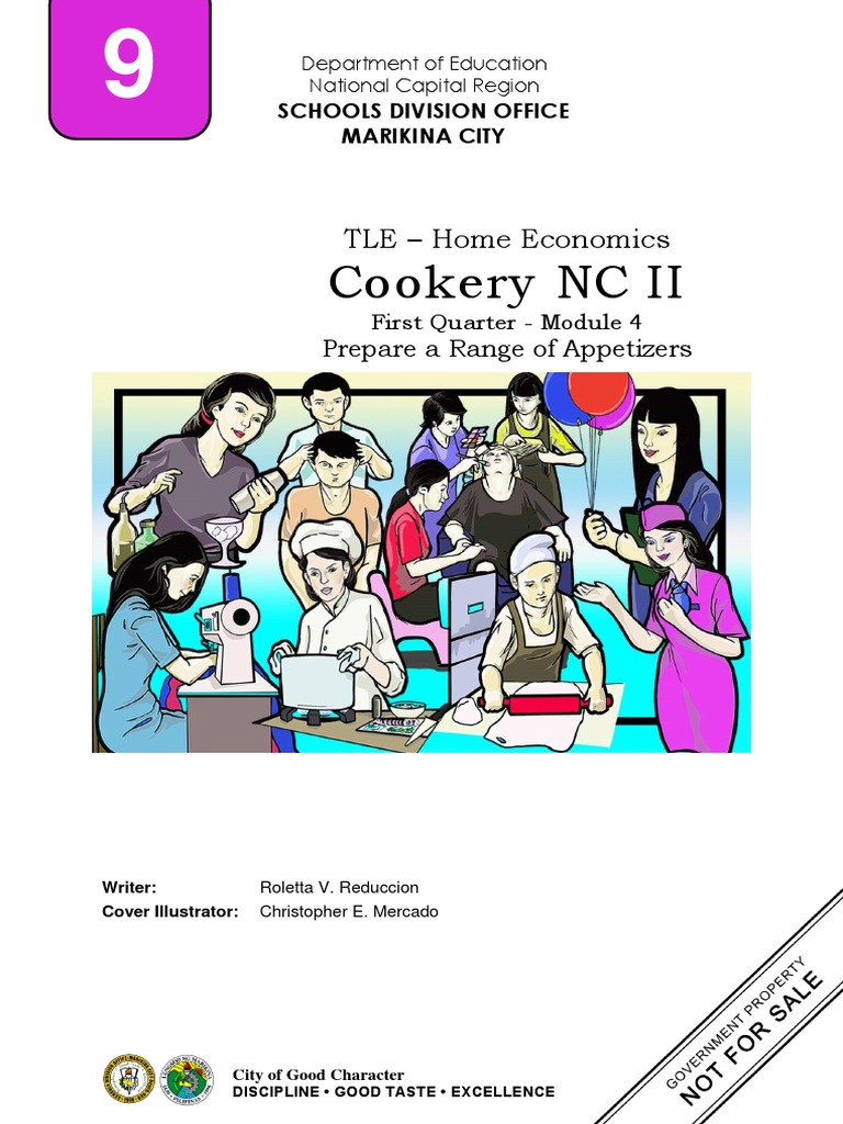 TLECookery Grade9 QTR1 Module4 Revalidated | PDF | Hors D'oeuvre | Foods