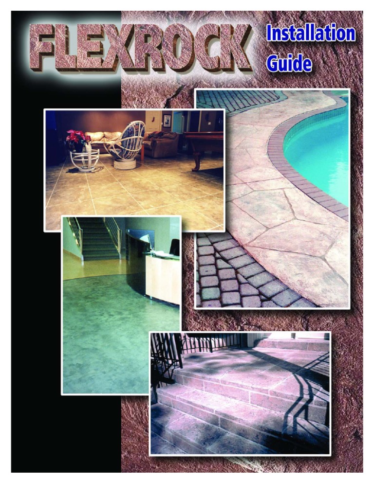 Flexrock Manual | Paint | Tile