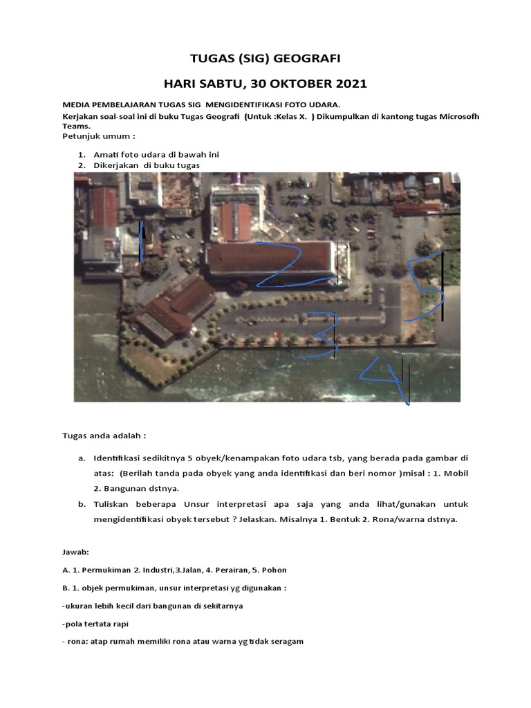 Mengidentifikasi Objek pada Foto Udara | PDF