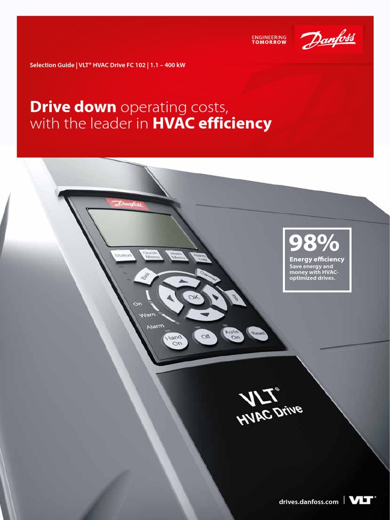 Danfos VFD Tech Datasheet | PDF | Electric Motor | Pump