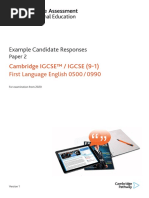 Cambridge Igcse First Language English Language and Skills Practice ...