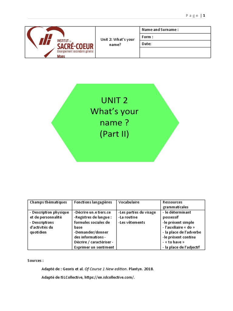 Unit 2 Part 2 | PDF | Sémantique | Typologie linguistique