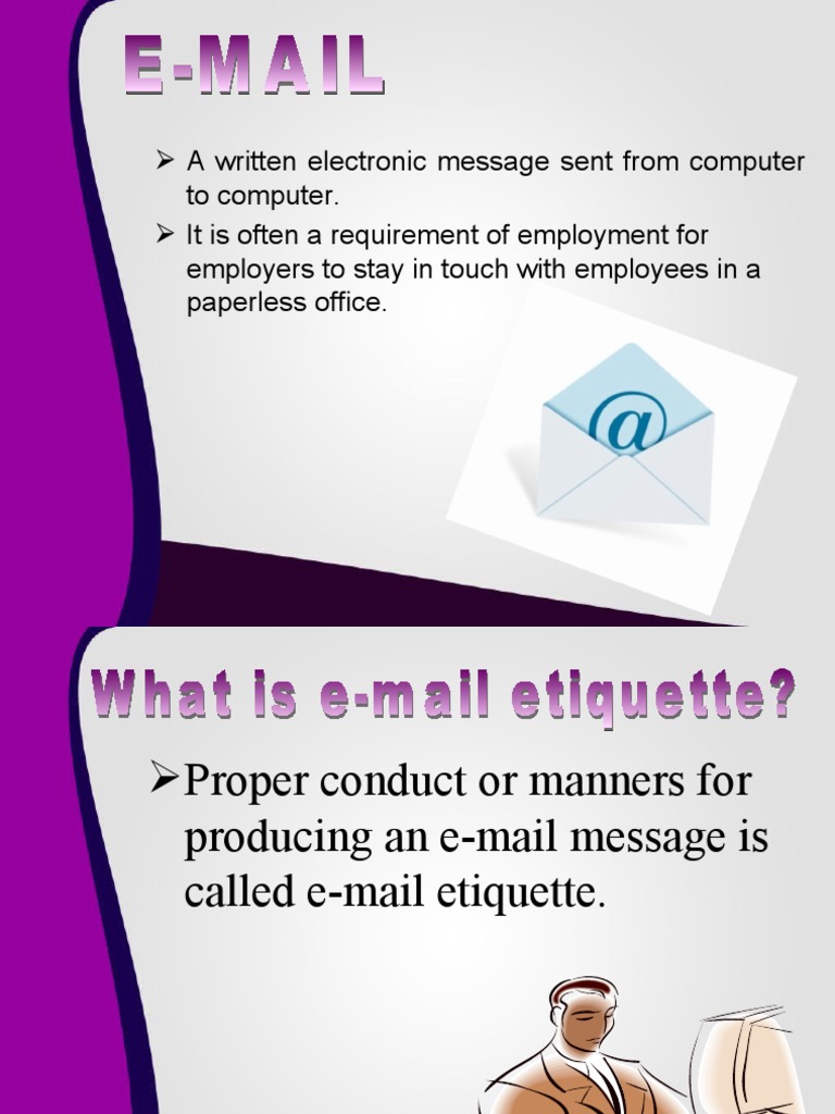 Essential Email Etiquette Guidelines | PDF | Computer Mediated ...