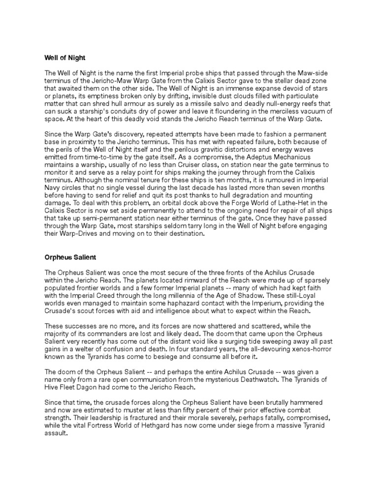 The Fronts of The Achilus Crusade | PDF | Military