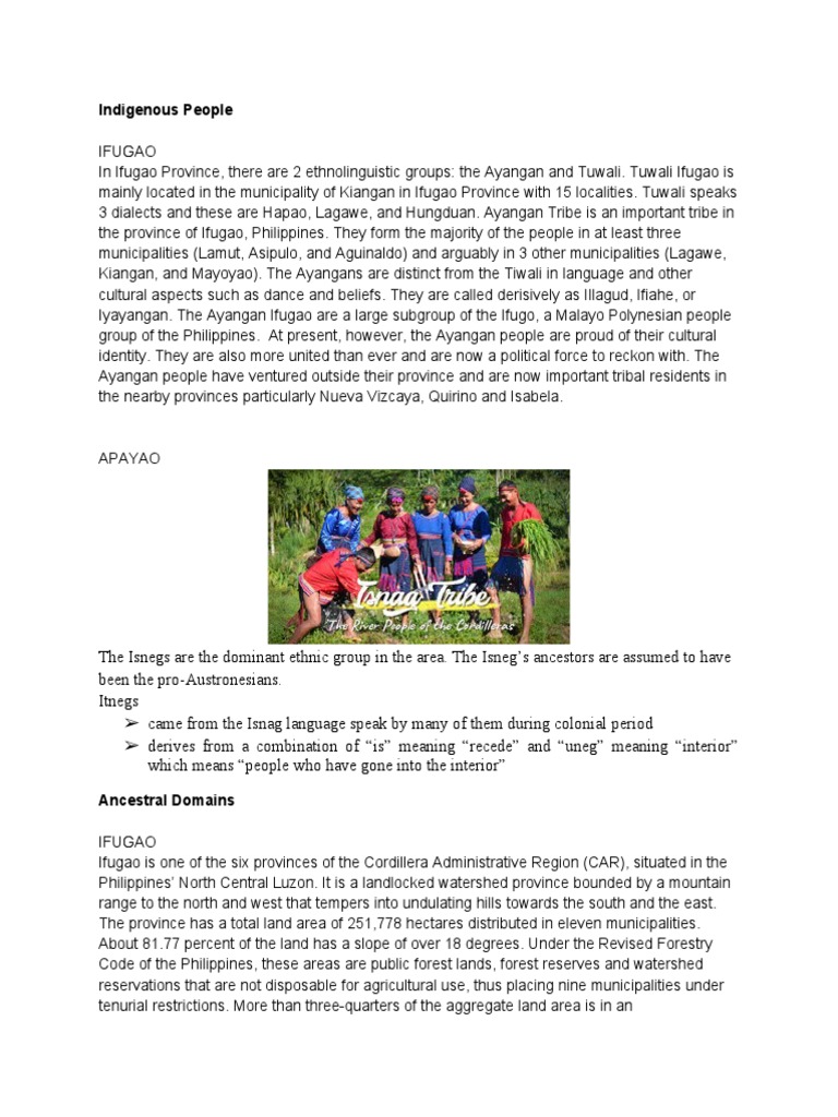 Indigenous People | PDF