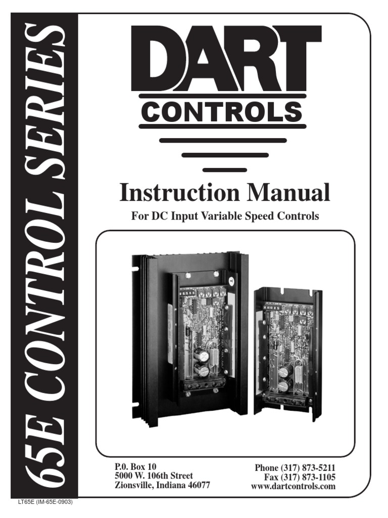 65EManual Dart Controls | Download Free PDF | Electric Motor ...