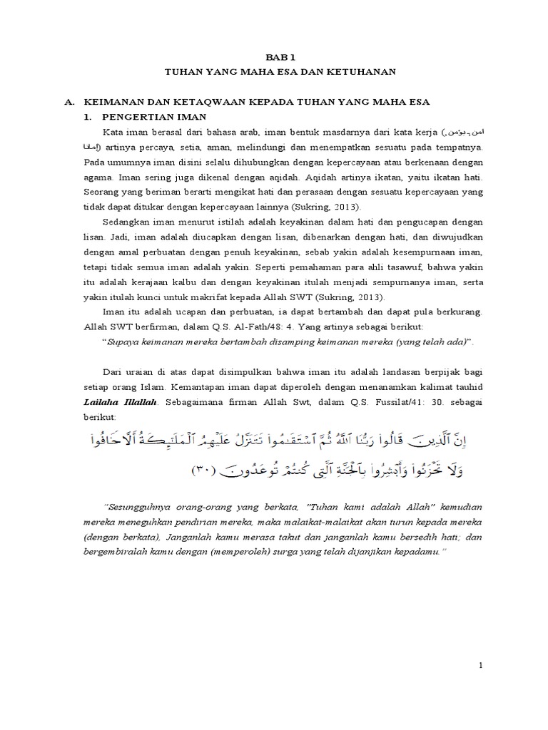 Modul Agama Fix | PDF