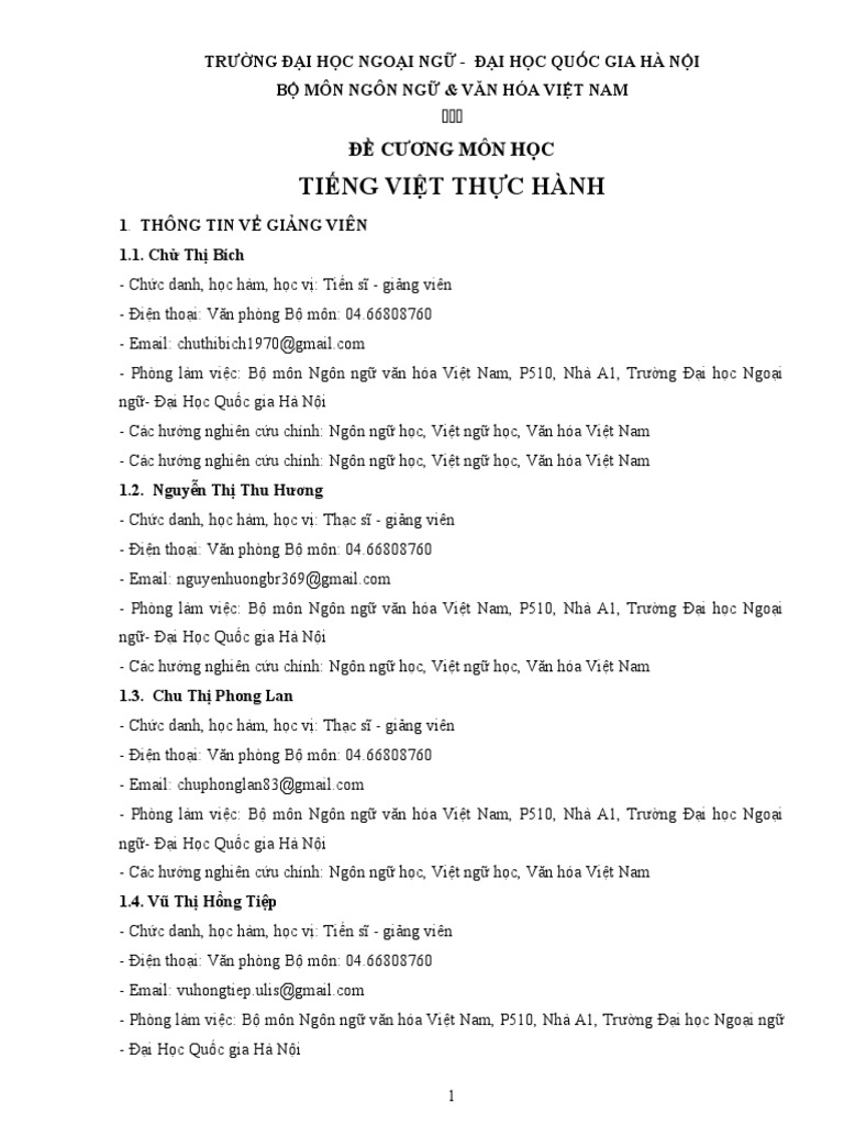 ĐỀ CƯƠNG TVTH 2021 | PDF