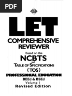 LET Answer Sheet V1.0 | PDF | Test (Assessment) | Computing