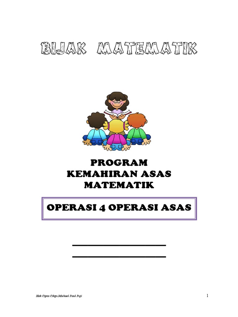 Operasi Asas Matematik: Latihan Kemahiran Operasi 4 Operasi Asas | PDF