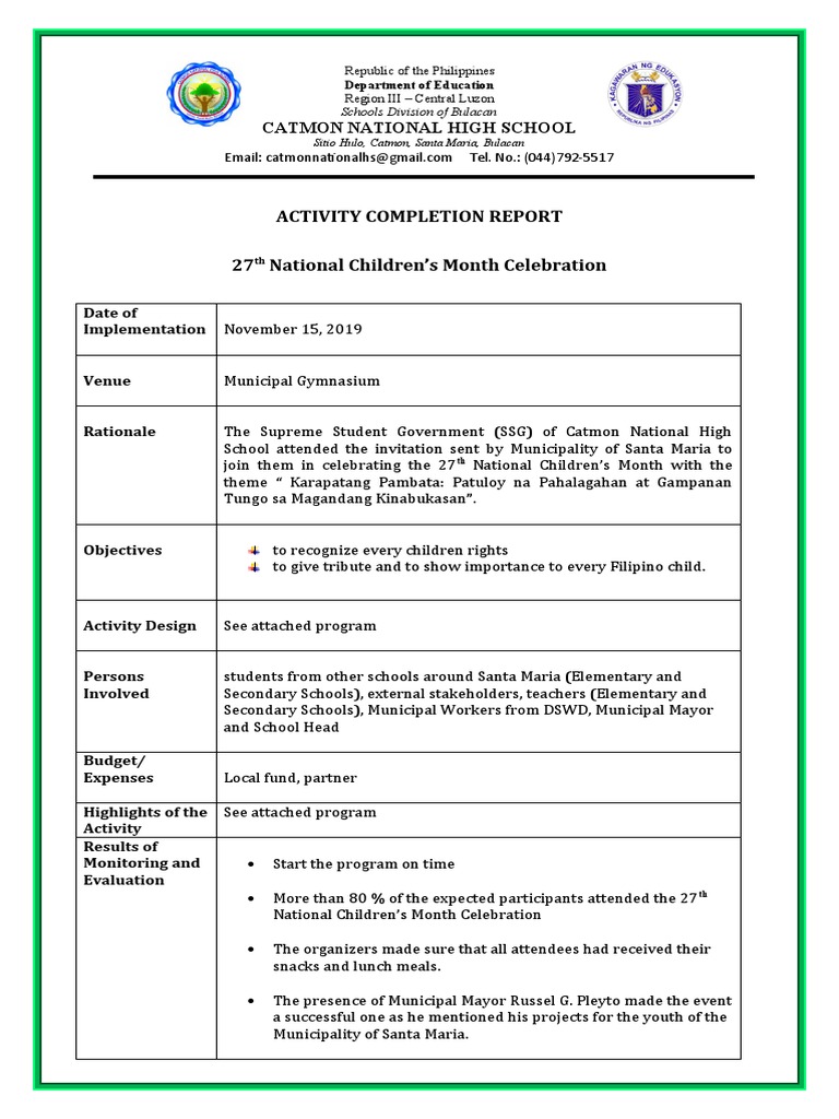 National Children's Congress | PDF