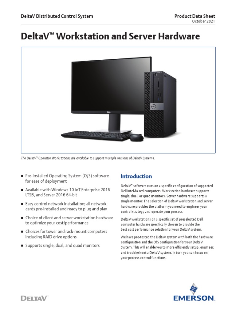 DeltaV Workstation and Server Hardware - Product Data Sheet - October ...
