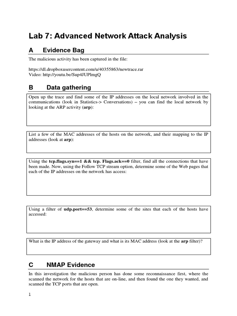 Network Forensics and Intrusion Analysis | PDF | File Transfer Protocol ...