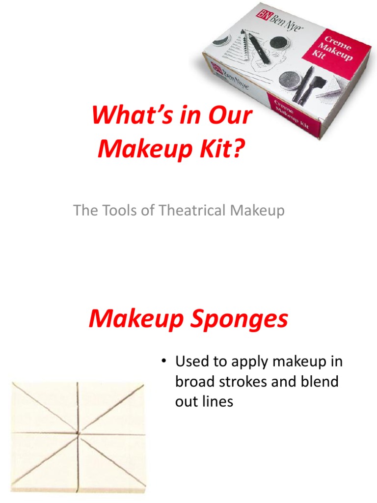 Theatrical Makeup Kit Contents | PDF | Cosmetics
