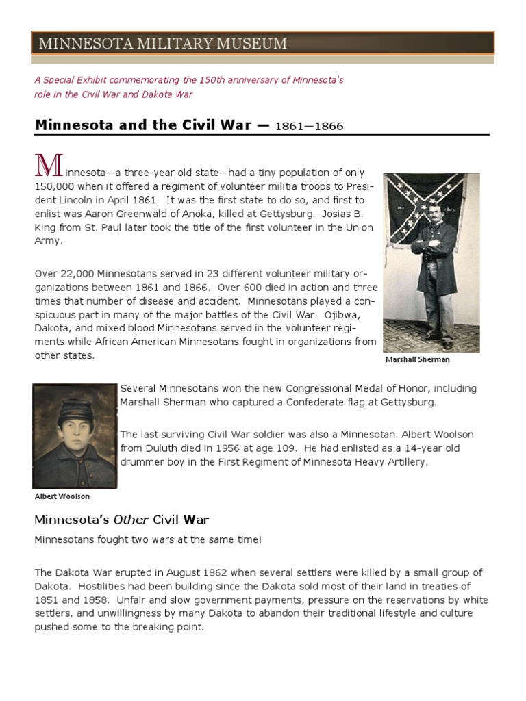 7 Minnesota&Civil War | PDF | Battles | Military Science