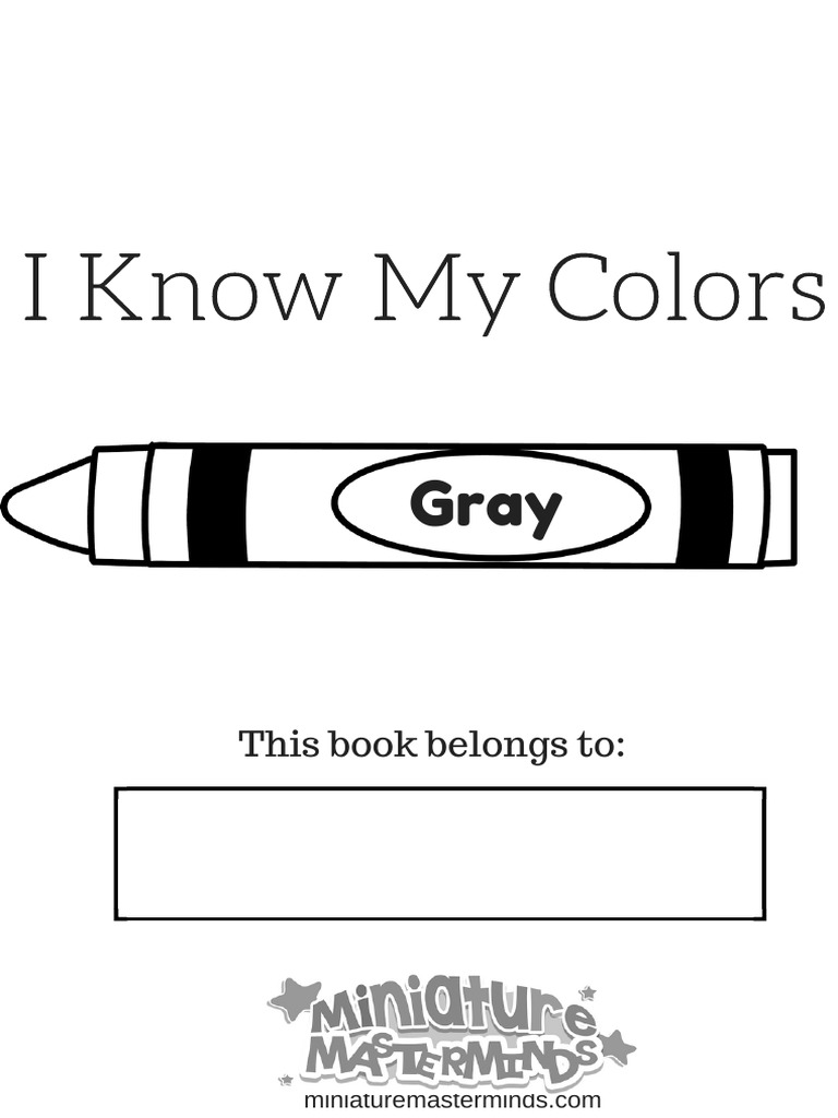Now I Know My Colors | PDF