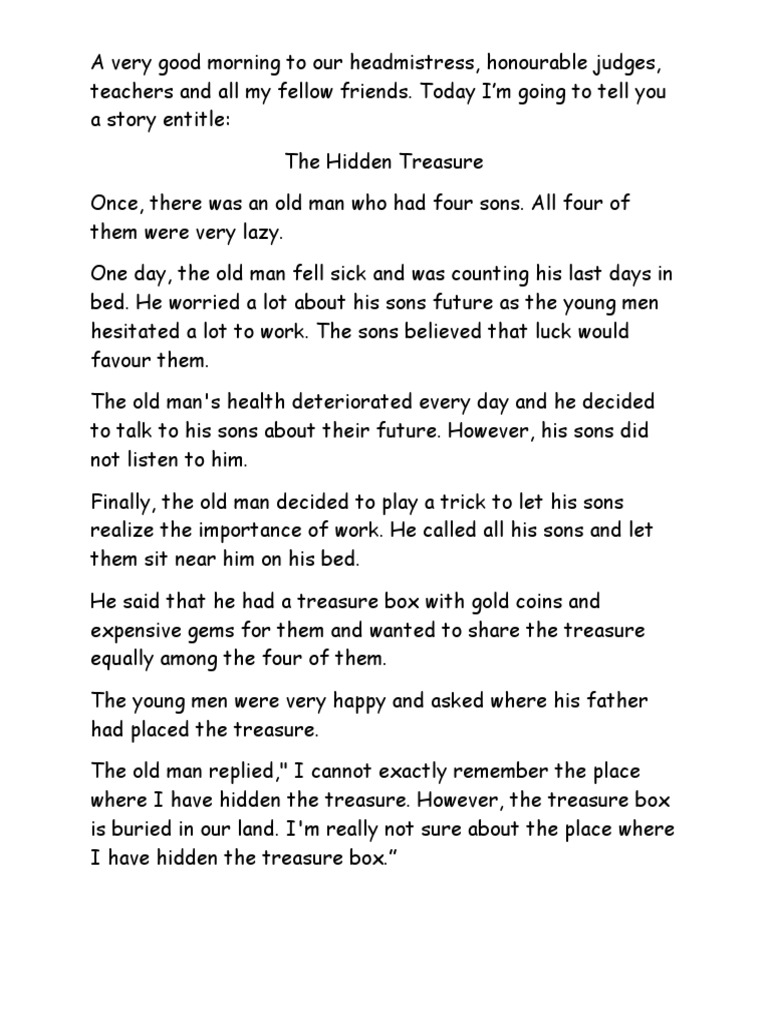 The Hidden Treasure | PDF