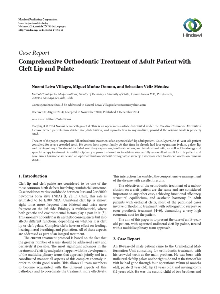 Case Report: Comprehensive Orthodontic Treatment of Adult Patient With ...