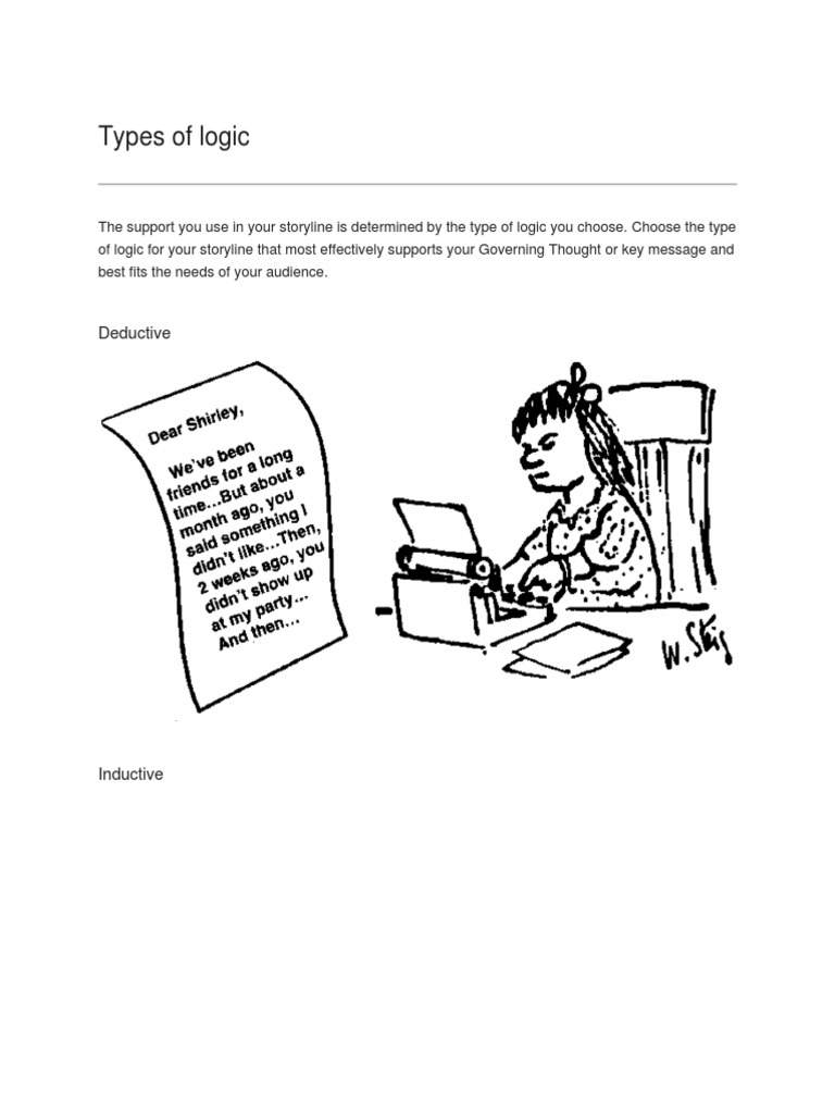 Reading - Types of Logic | PDF | Argument | Inductive Reasoning