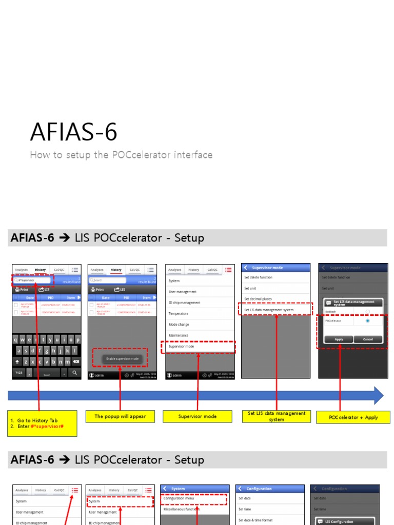LIS POCcelerator Setup | PDF