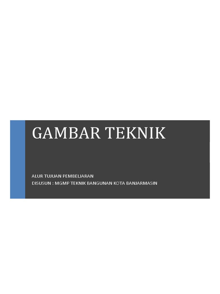 Modul SMK - PK - (Gambar Teknik) | PDF