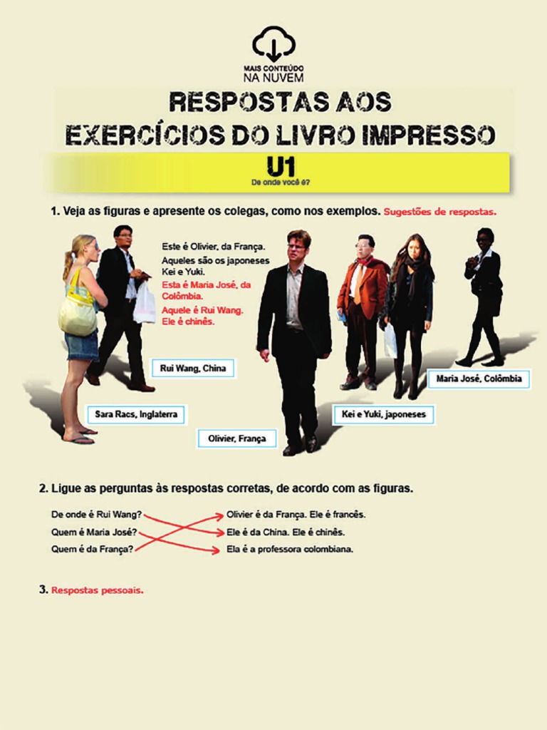 Respostas Aos Exercícios Do Livro Impresso | PDF