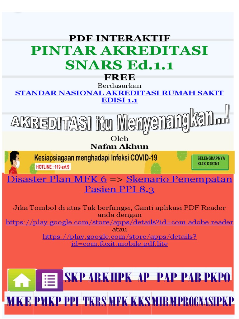 Buku Saku Pintar Akreditasi Snars Ed1 - 1 - Free | PDF