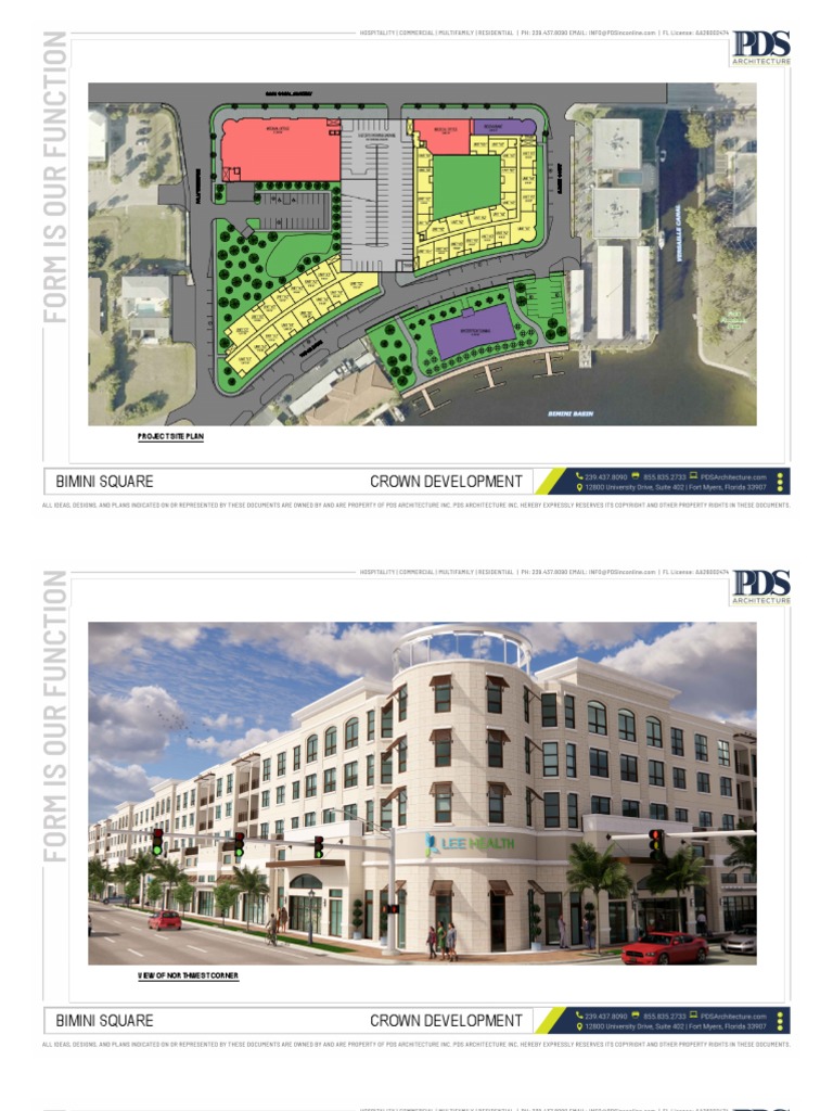Bimini Square Crown Development: Project Site Plan | PDF