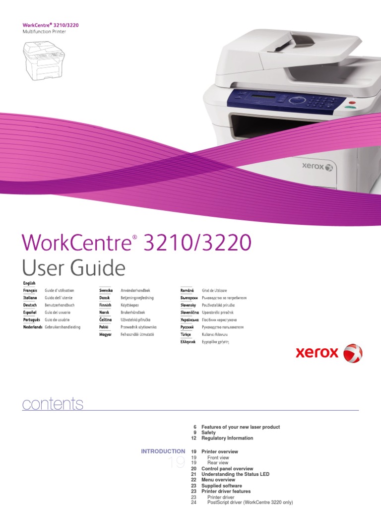 Guide en Xerox 3210 | PDF