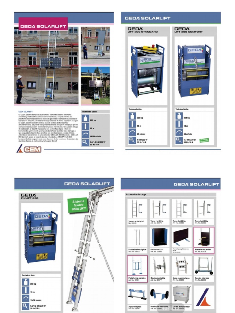 Geda Solar Lift | PDF