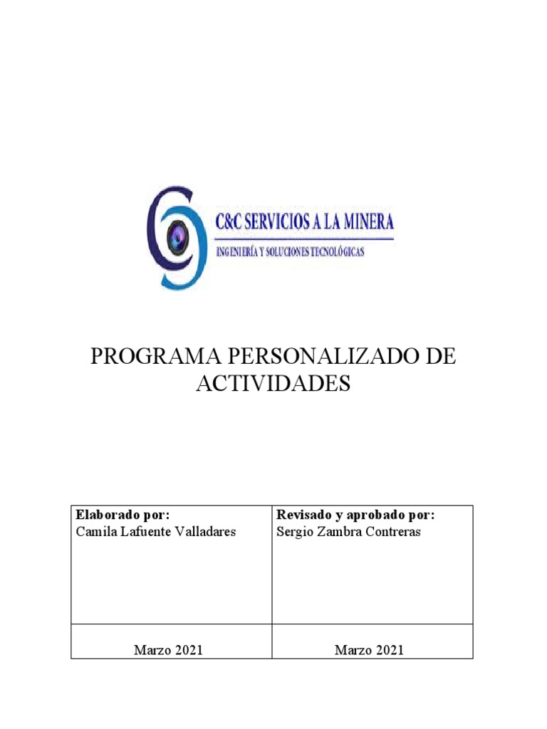 Programa Personalizado | PDF