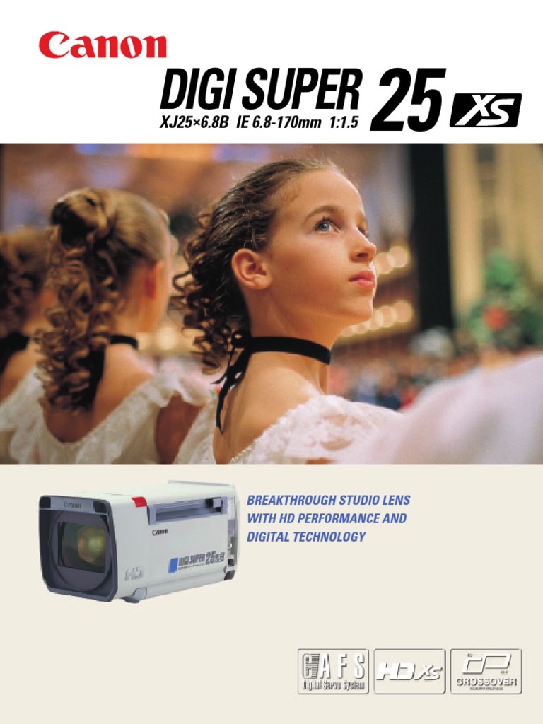 Digi Super: XJ25 6.8B IE 6.8-170mm 1:1.5 | PDF | High Definition Television | Digital Television