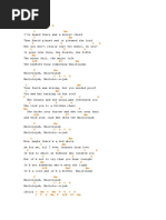 Lyrics | PDF | Song Structure | Musical Forms