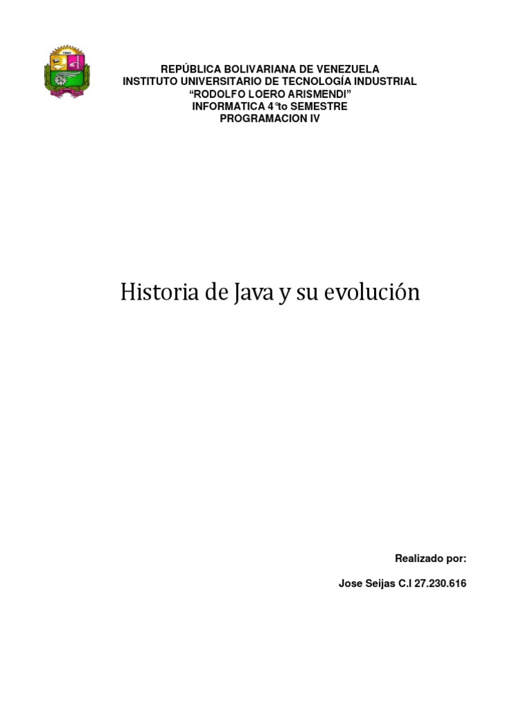 Historia de Java | PDF