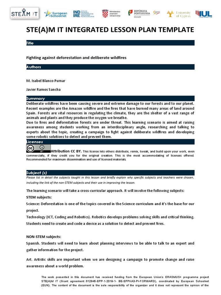 Integrated Lesson Plan: Combat Wildfires | PDF | Rubric (Academic ...