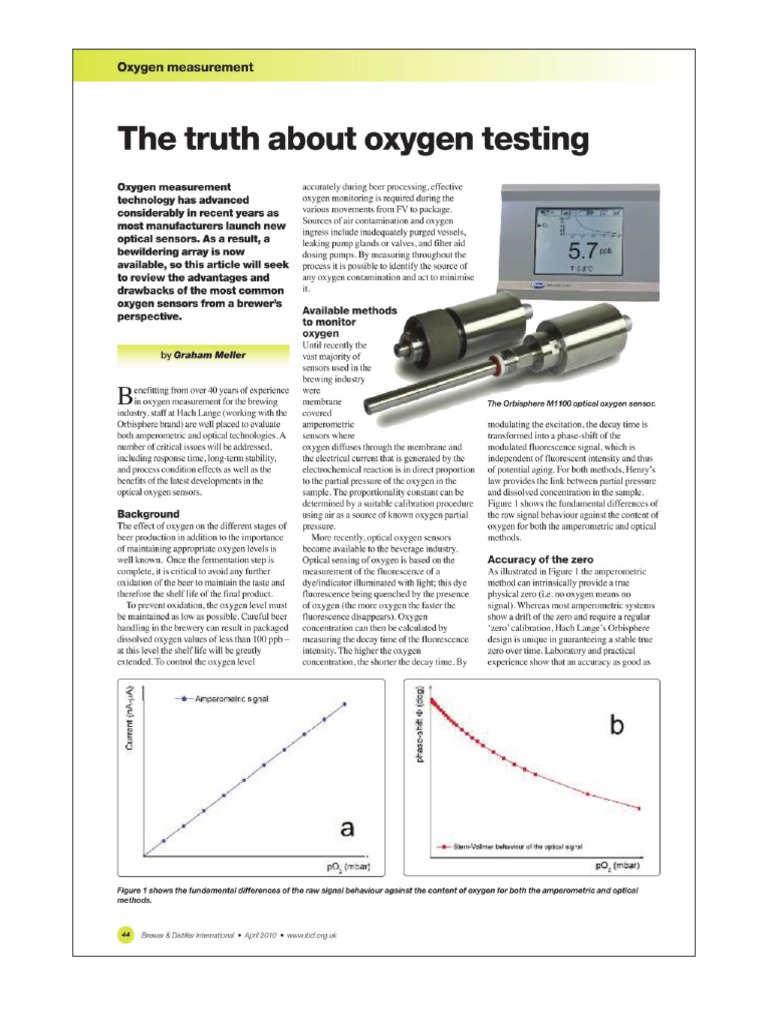 The Truth About Oxygen Testing | PDF