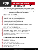 Emergency Binder Checklist | PDF | Identity Document | Government
