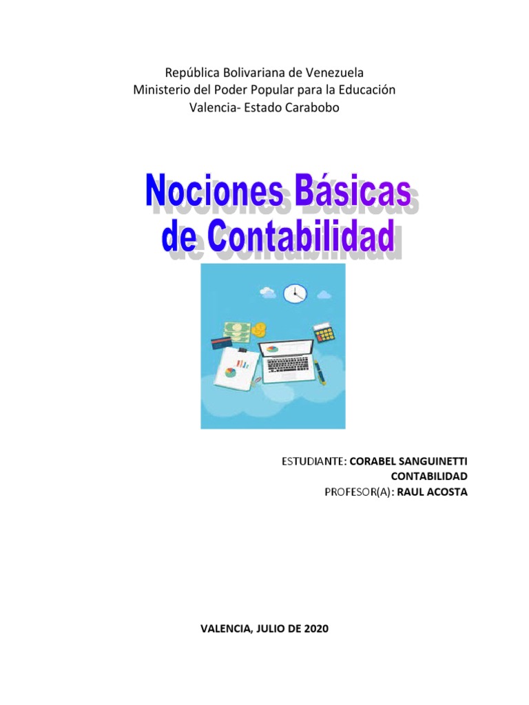 Nociones Basicas de Contabilidad | PDF | Contabilidad | Business