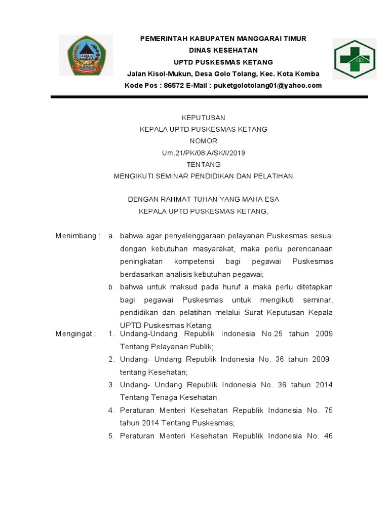 SK Mengikuti Seminar | PDF