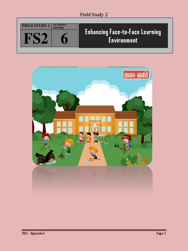 FS2 - Episode 6 | Download Free PDF | Classroom | Learning