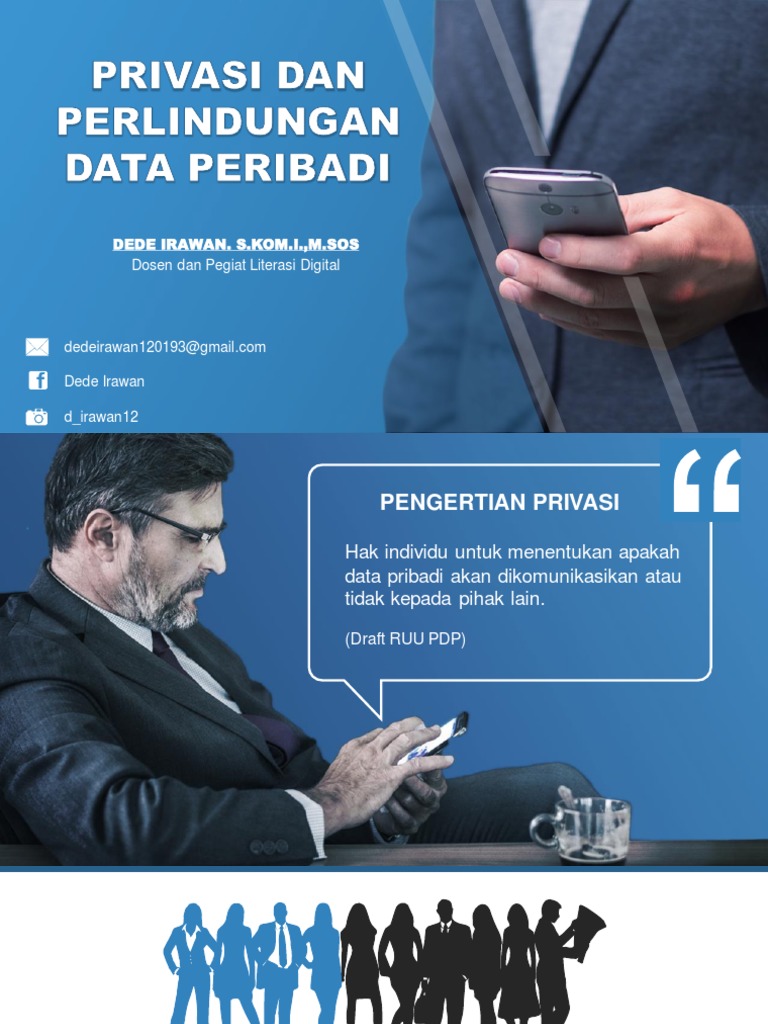 Privasi Dan Perlindungan Data Pribadi | PDF
