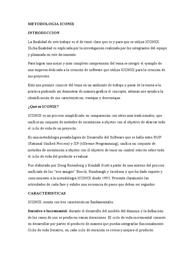 Metodologia Iconix | PDF | Software | Caso de uso