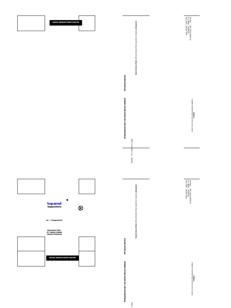 Kemasan Supositoria PCT | PDF