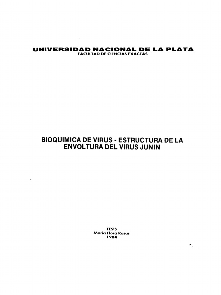 Estructura del Virus Junín | PDF | Virus | Membrana celular