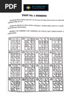 Respuestas del Test de Dominó | PDF