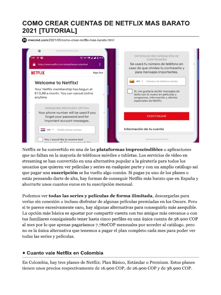 Metodo Netflix 2021 | PDF