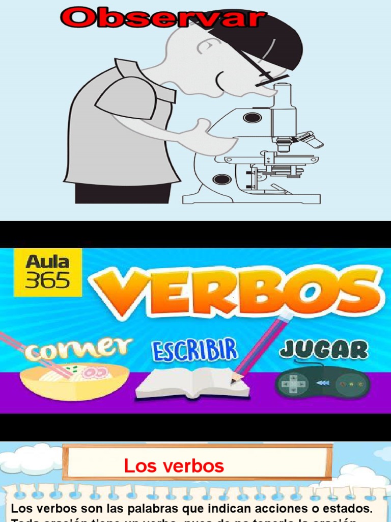 3° - A - El Verbo y Los Pronombres Personales | PDF | Verbo | Gramática