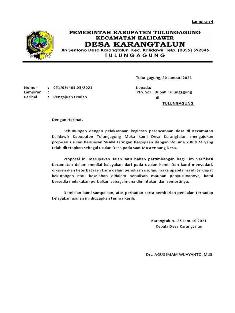 Usulan Perluasan SPAM Desa Karangtalun | PDF | Griya & Taman | Sains ...